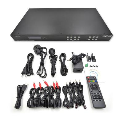中国 70m 4x4 4K ビデオ ウォール コントローラー 4x4 4K60Hz シームレス マトリックス マルチ ビューヤー 販売のため