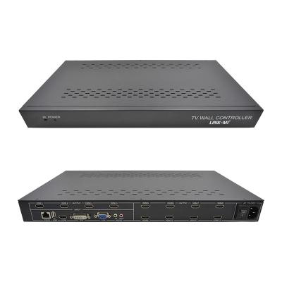 中国 12チャンネル 3×3 2×2 テレビ壁コントローラ 3×4 ビデオ壁ディスプレイコントローラ 3.5mm 販売のため
