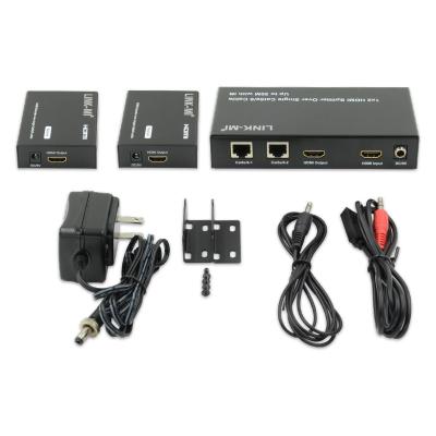 China 1X2 50M 4K HDMI Splitter over Cat5e/6 Kabelondersteuning 3D IR Cascading voor 4 lagen Te koop