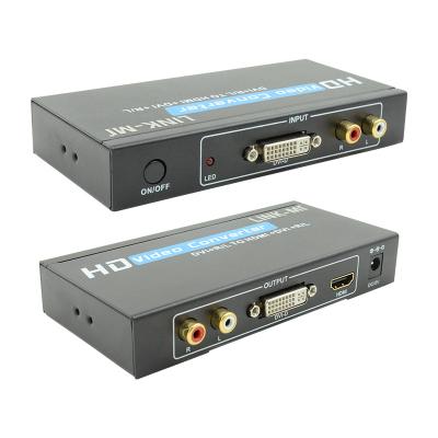 Cina 1080P DVI a convertitore HDMI con supporto audio DVI Analog RCA Audio Input in vendita