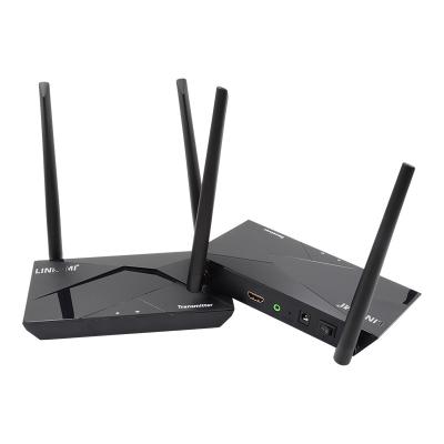 Cina 100M HDMI Extender Over Wireless con supporto Loop Out 1080P 60Hz YUV 4:44 8 bit in vendita