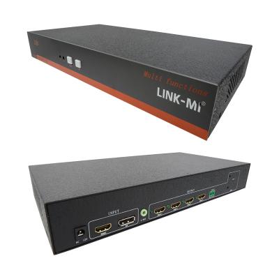 Cina 1X4 Verticale 4K Video Wall Controller 2X2 Multi Screen Extender in vendita