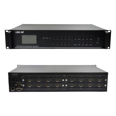 China 4K Video Audio Matrix 8X8 HDMI Matrix Switcher System RS232 TCP/IP afstandsbediening Te koop