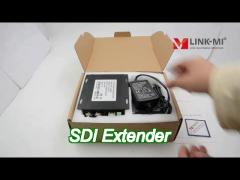 3G / HD SDI Fiber Optic Transmitter Receiver 20KM SDI Extender Over Fiber