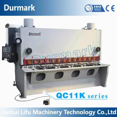 China QC11K CNC Hydraulic guillotine shearing machine 6*3200 stainless steel sheet for sale