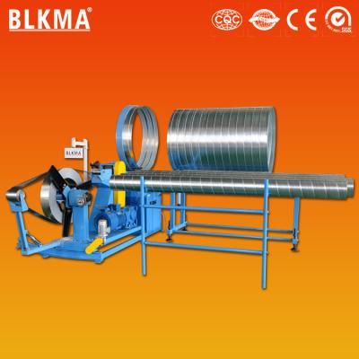 China roll shear round sprial air duct pipe former machine factory price for sale