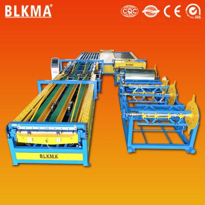 China rectangular ventilation duct board machine / air duct production line for sale