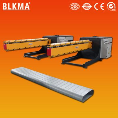 China BLKMA Spiral Pipe Ovalizer, oval duct forming machine for sale