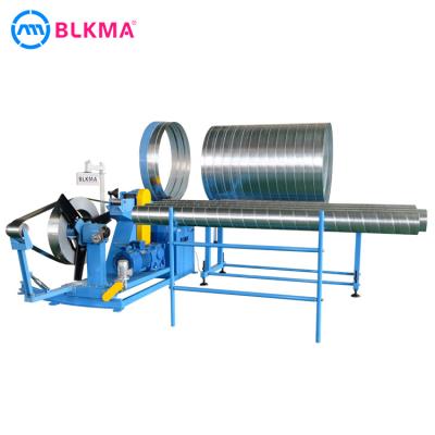 China Round duct elbow making machine spiral tube pipe duct forming machine for sale