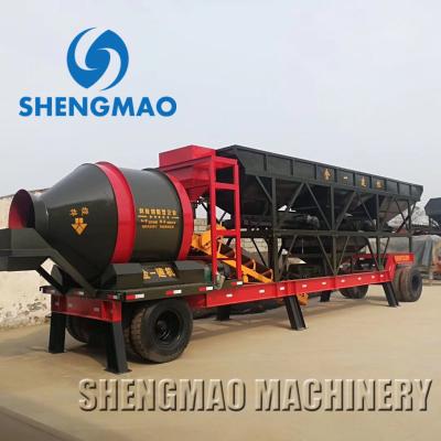Cina Macchina elettrica concreta mobile della centrale di betonaggio SMMB45 del rimorchio in vendita