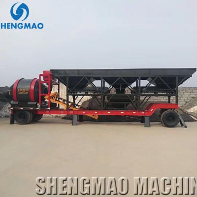 Cina Macchina elettrica concreta mobile della centrale di betonaggio SMMB45 del rimorchio in vendita