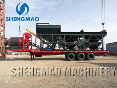 Cina centrale di betonaggio concreta mobile 20cbm con il silo di cemento orizzontale in vendita