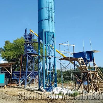China Wet Dry Stationary Concrete Batching Plant Portable Mixed Cement RMC Plant for sale