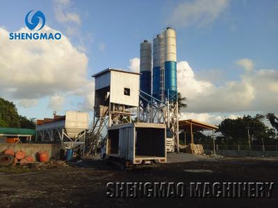 Cina Centrale di betonaggio concreta fissa mescolantesi bagnata 50cbm elettrico/H in vendita