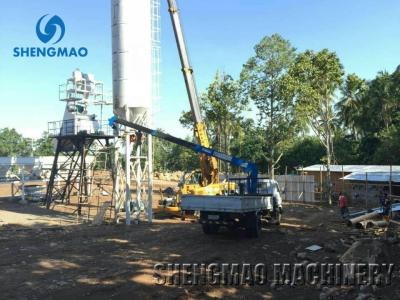 Cina Centrale di betonaggio concreta fissa mescolantesi bagnata 50cbm elettrico/H in vendita