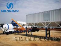 China Mobile Dry Concrete Batching Plant 20-100 m3/h Small Aggregate Batching Machine for sale