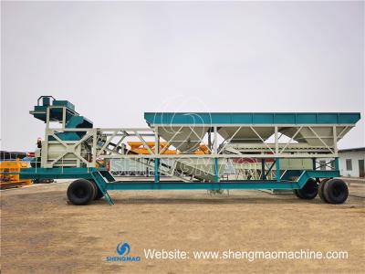Cina 60m3/H macchinario concreto elettrico mobile della centrale di betonaggio YHZM60 in vendita