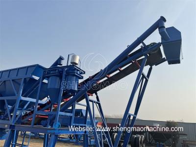 China Droog Mengeling Mobiele Concrete het Groeperen Installatie Elektrische 60cbm/H Capaciteit Te koop