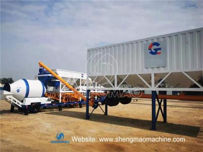 Cina Sistema di controllo d'ammucchiamento concreto mescolantesi mobile della macchina YHZM60 in vendita