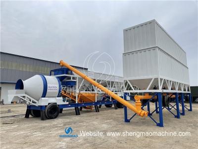 Cina Sistema di controllo d'ammucchiamento concreto mescolantesi mobile della macchina YHZM60 in vendita