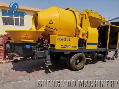 中国 JBS40Rの建築工事のためのトラックミキサ ポンプJBS40Rディーゼル力 販売のため