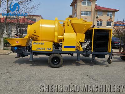 中国 JBS40Rの建築工事のためのトラックミキサ ポンプJBS40Rディーゼル力 販売のため