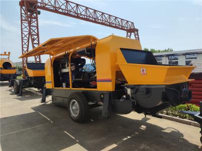 Cina Carro armato diesel montato portatile concreto mescolantesi mobile della pompa del rimorchio in vendita
