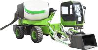 China SLM4 Self Loading Concrete Mixer 4.0 Cubic Meter Capacity with 85kw Engine and 35km/h Speed for sale