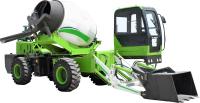 China SLM4 Self Loading Concrete Mixer 4.0 Cubic Meter Capacity with 85kw Engine and 35km/h Speed for sale
