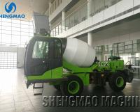 China Portable Self Loading Concrete Mixer 1700L to 7800L Capacity with 55-110kW Engine Power for sale