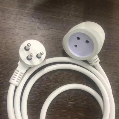 China EU plug Power Extension cord charging extension Cable fan electrical power strip plus long line for sale