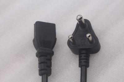 China C13 Connector Type, Black Cable , 250V10A,8ft LengthSouth African power cord for sale