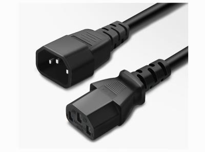 China European C13 to C14 Extension Power Cable 10A Power Cord 1.5m-10m copper connector for sale