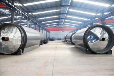 China Área de 300 metros quadrados necessária para a máquina de pirólise de pneus e plásticos para combustível de óleo à venda