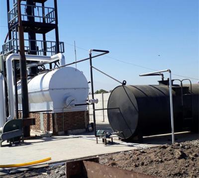 Cina 16KW Alta capacità di petrolio greggio rifiuti di olio di motore usato olio di motore raffineria di olio di motore macchina per diesel in vendita