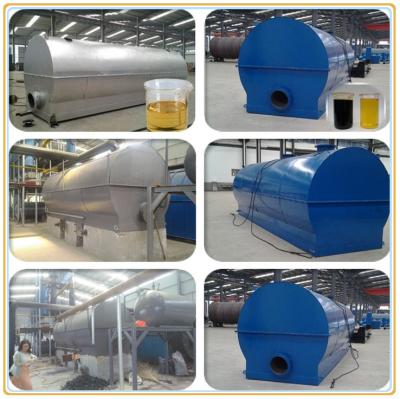 Cina 16KW Alta capacità di petrolio greggio rifiuti di olio di motore usato olio di motore raffineria di olio di motore macchina per diesel in vendita