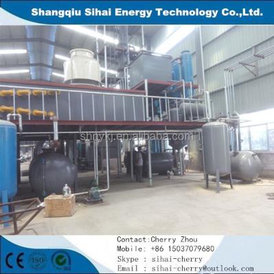 Cina Impianto di raffinazione del greggio completamente automatico con capacità di 30 tonnellate e tensione 380v/50hz in vendita
