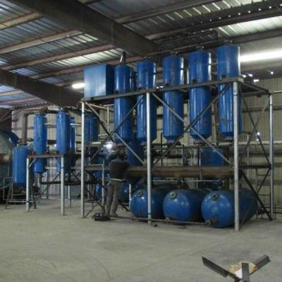 Cina 380v/50hz Macchina di distillazione a vuoto per il riciclaggio di olio di motore di auto usato D1200*3000mm in vendita