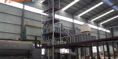 Cina Metodo di riscaldamento riscaldamento indiretto pirolisi impianto di distillazione di raffineria di olio di plastica in vendita