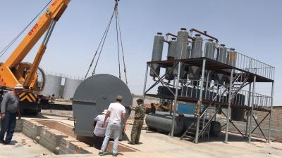 Cina Tecnologia rivoluzionaria impianto di distillazione di olio di scarto per la produzione di gasolio e olio base in vendita