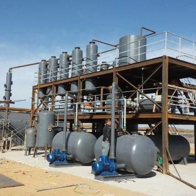 Cina Rifiuti di pneumatici, olio di pirolisi di plastica per l'attrezzatura di distillazione del gasolio in vendita