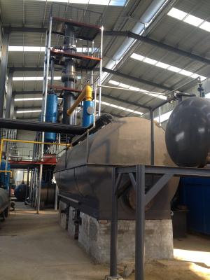 Cina Rifiuti di pneumatici, olio di pirolisi di plastica per l'attrezzatura di distillazione del gasolio in vendita