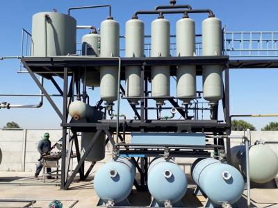 Cina Rifiuti di pneumatici, olio di pirolisi di plastica per l'attrezzatura di distillazione del gasolio in vendita
