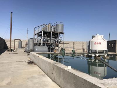 Cina 30000 kg di produzione continua raffineria di riciclaggio di olio per macchine diesel per l'estrazione di energia in vendita