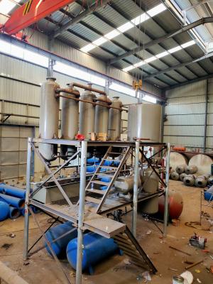 Cina Metodo di riscaldamento attrezzature di distillazione pneumatici olio di pirolisi per diesel olio di scarto in vendita