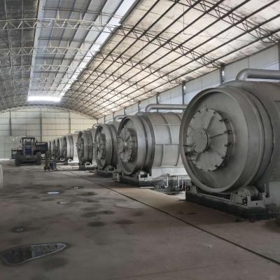 Cina Macchina di pirolisi per il riciclaggio di pneumatici pneumatici olio di plastica di fango cavo guaina in vendita