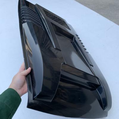 Cina Guardia nera Cover Car Bonnet Hood Scoop For Nissan Navara Np300 2015 - 2020 del motore in vendita