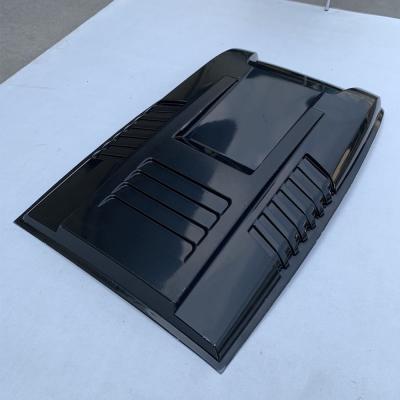 Cina Guardia nera Cover Car Bonnet Hood Scoop For Nissan Navara Np300 2015 - 2020 del motore in vendita