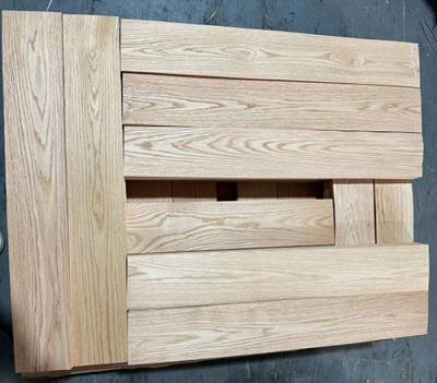 China OEM Red Oak Wood Veneer, vloer, paneel A-grootte Dikte 0.45 Te koop