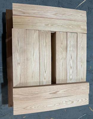 China OEM Red Oak Wood Veneer, vloer, paneel A-grootte Dikte 0.45 Te koop